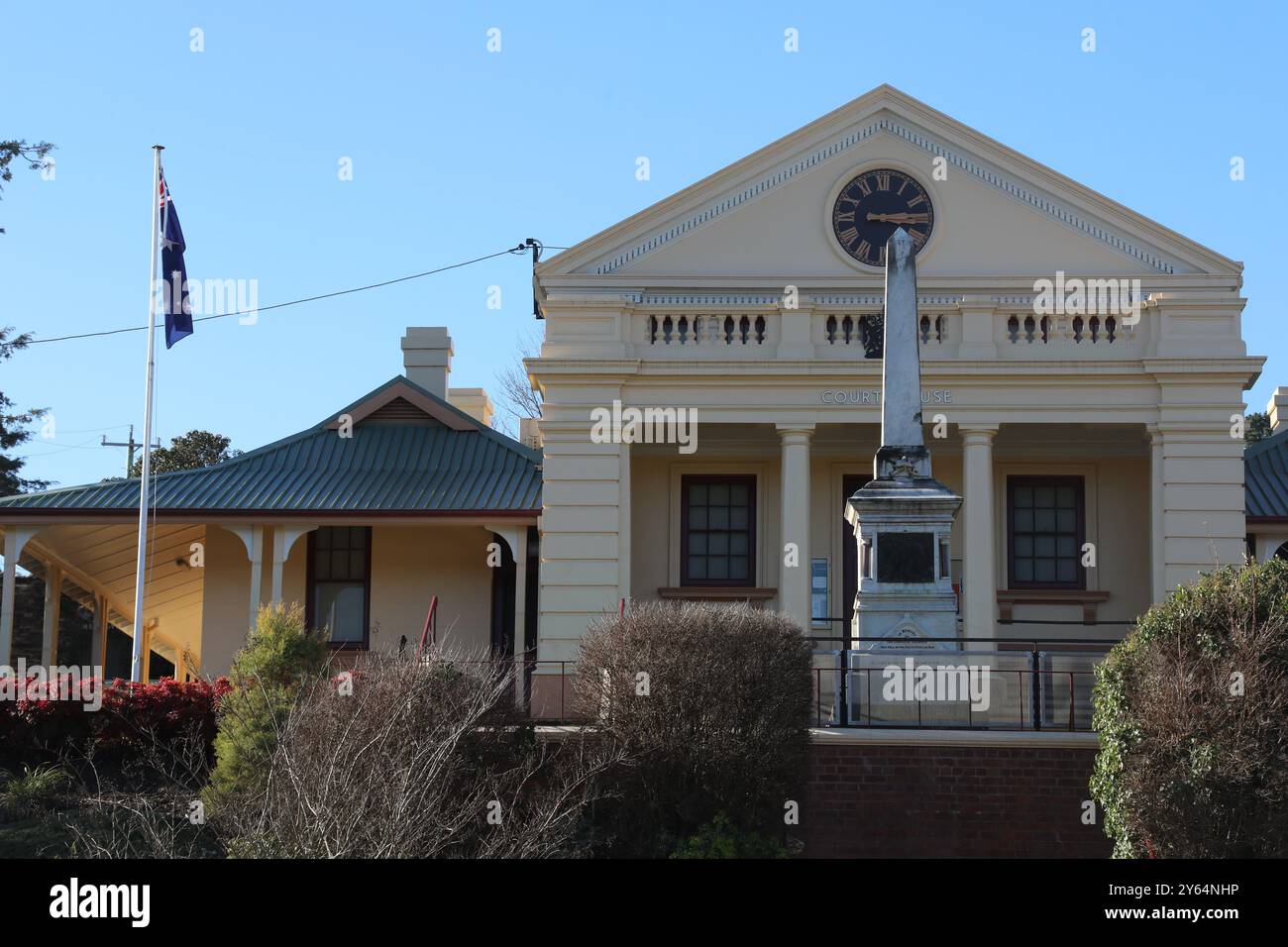 Gundagai Courthouse, Sheridan Street, Gundagai, NSW, Australia Stock ...