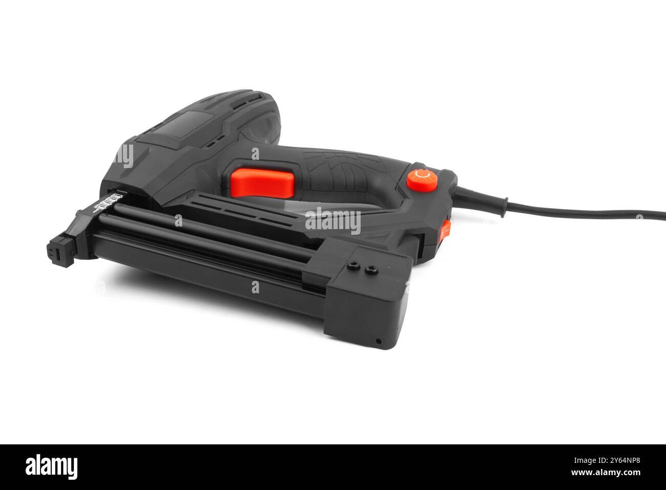 Electric stapler isolated on white background Stock Photo - Alamy