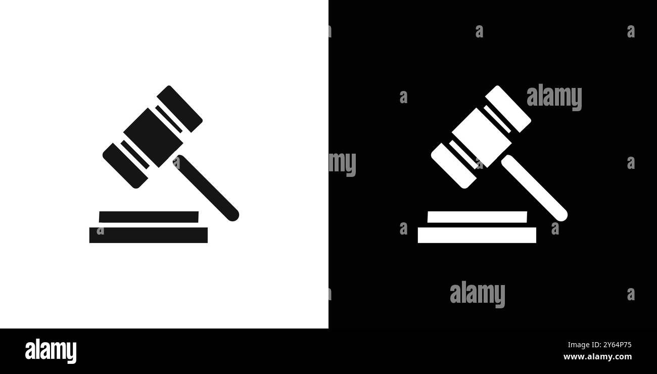 Court judgement icon linear vector graphics sign or symbol set for web ...