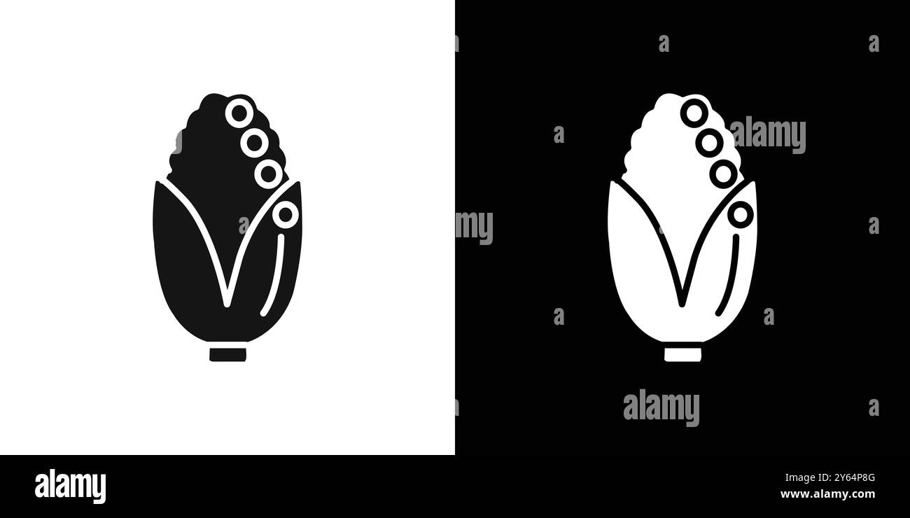corn free icon linear vector graphics sign or symbol set for web app ui Stock Vector Image & Art ...