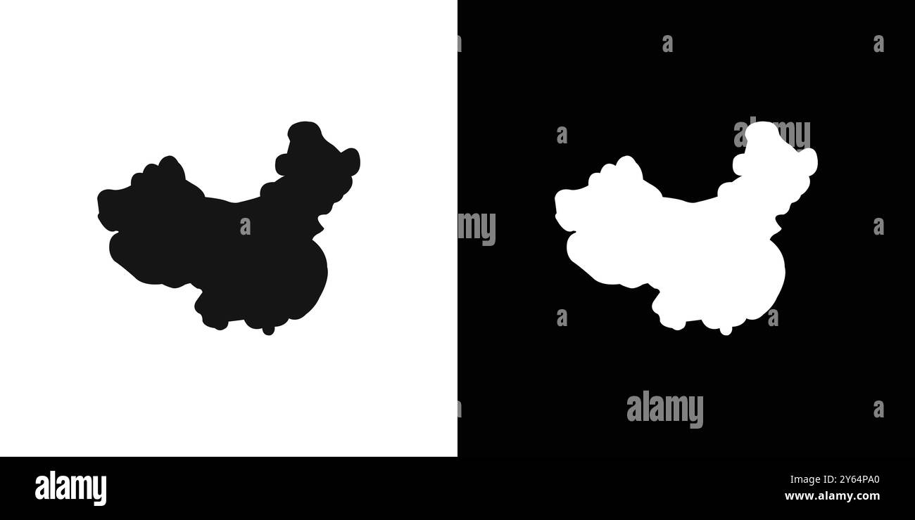 China Map Icon Linear Vector Graphics Sign Or Symbol Set For Web App Ui Stock Vector Image And Art