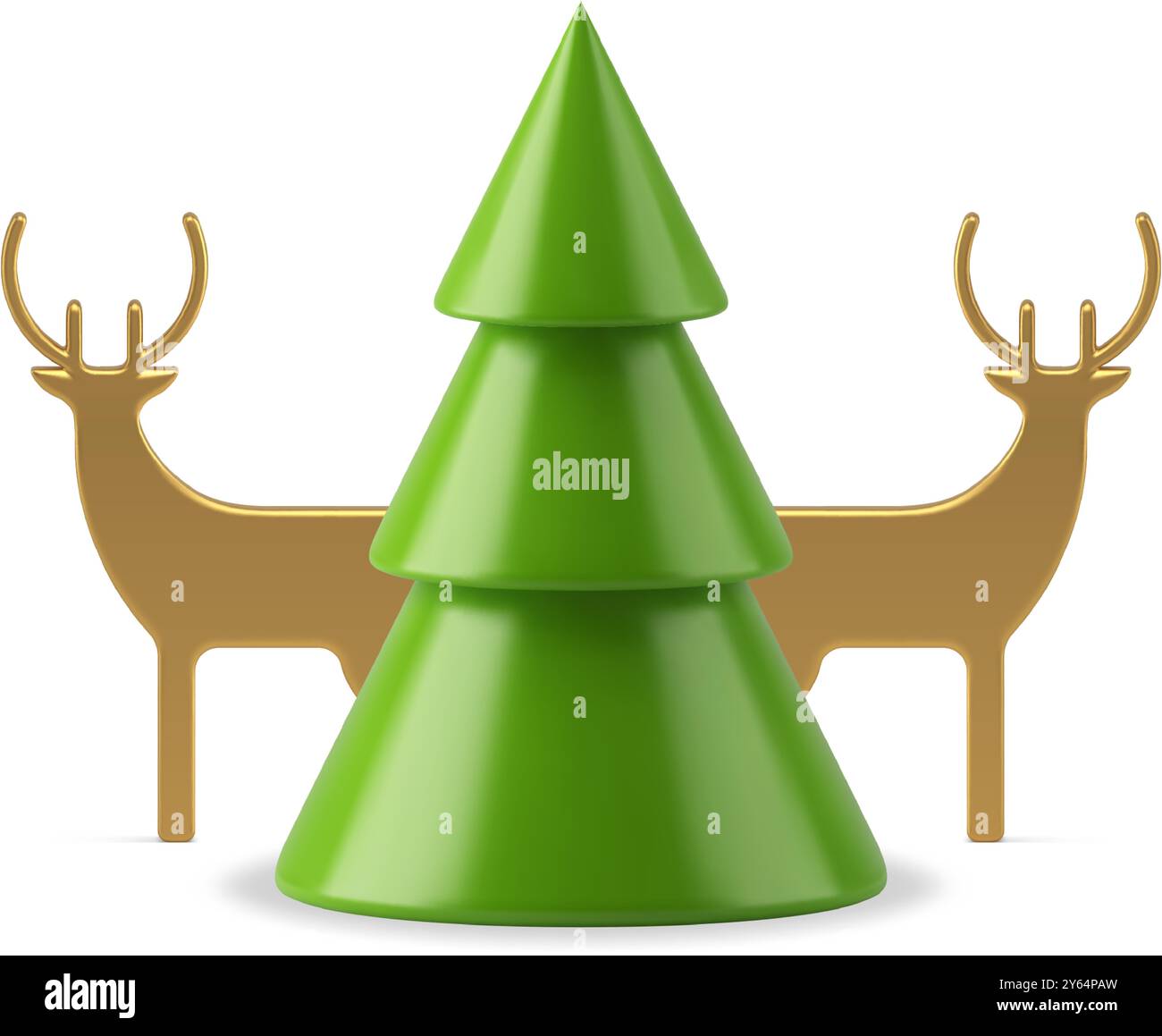 Golden premium xmas toy Cut Out Stock Images & Pictures - Alamy