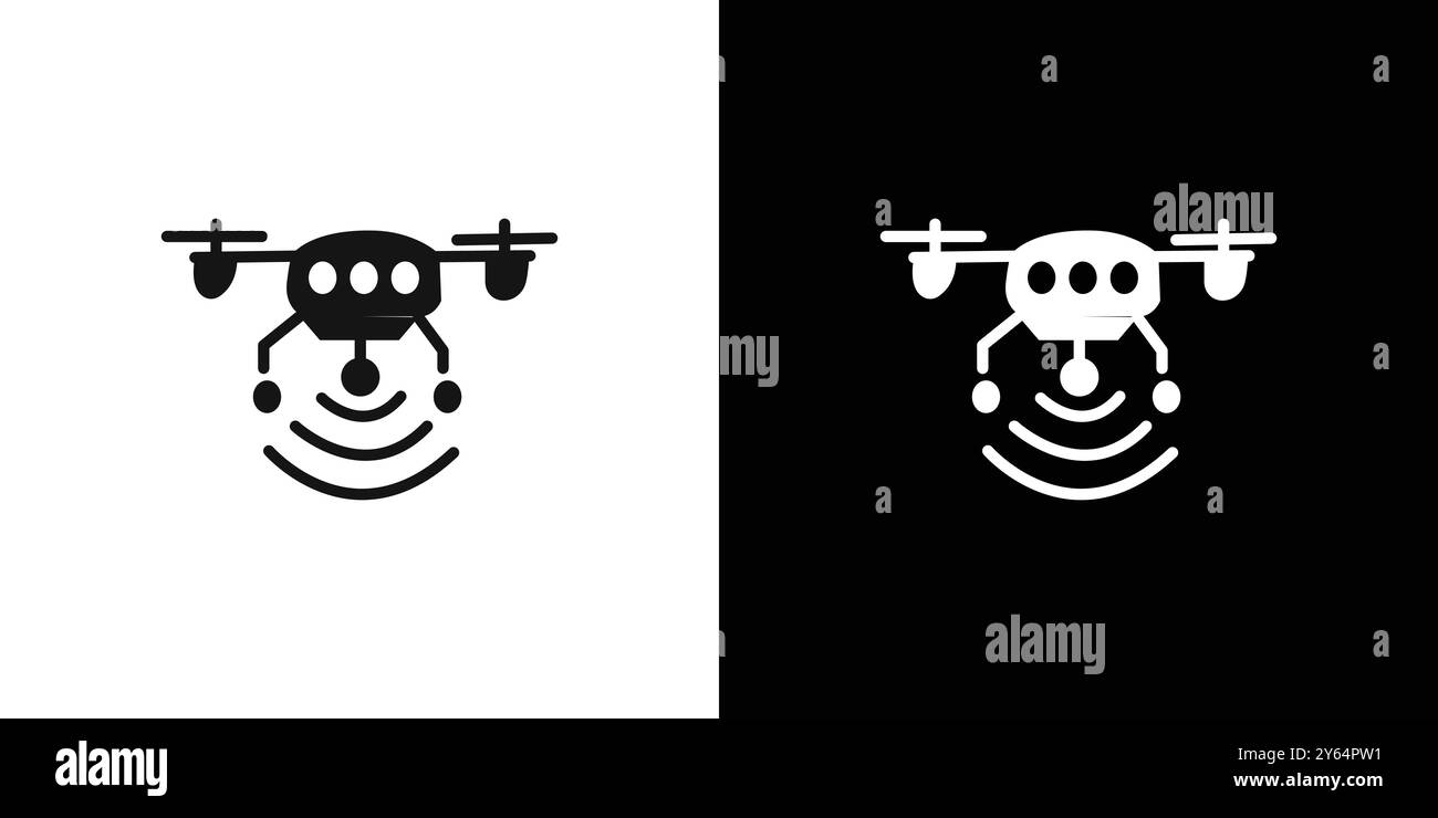 Drone Technology icon linear vector graphics sign or symbol set for web app ui Stock Vector ...