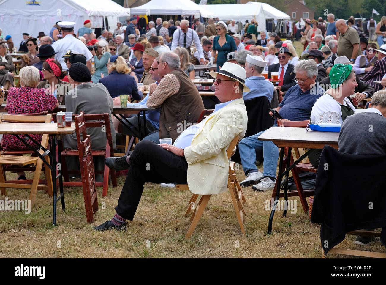 forties weekend, holt railway station, north norfolk, england Stock ...