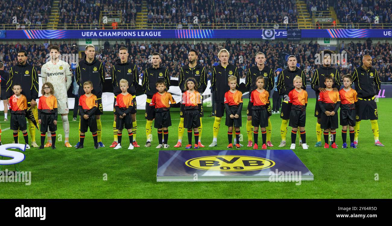 Bruges, Belgien. 18th Sep, 2024. firo : 18.09.2024, football, football ...