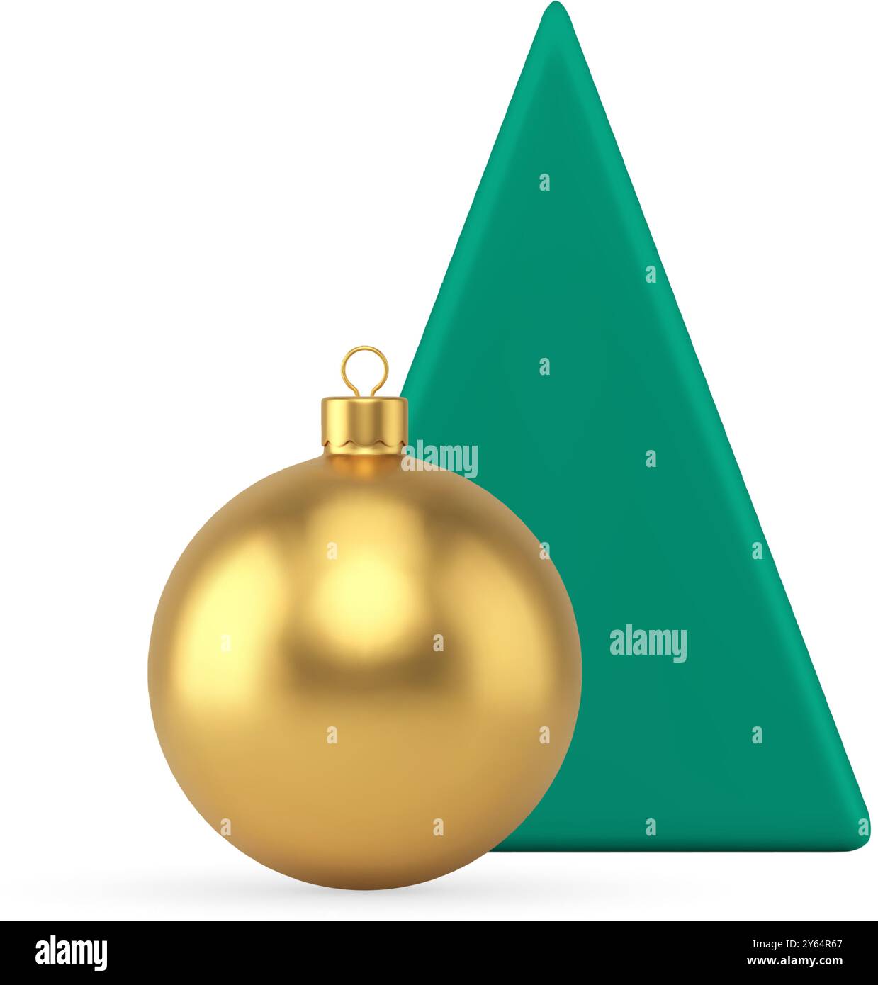 Golden premium xmas toy Cut Out Stock Images & Pictures - Alamy