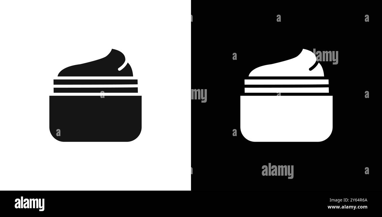 Cream jar icon linear vector graphics sign or symbol set for web app ui Stock Vector Image & Art ...