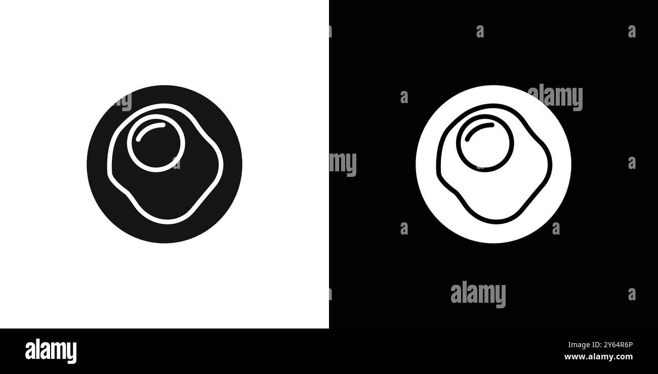 Egg on plate icon linear vector graphics sign or symbol set for web app ...