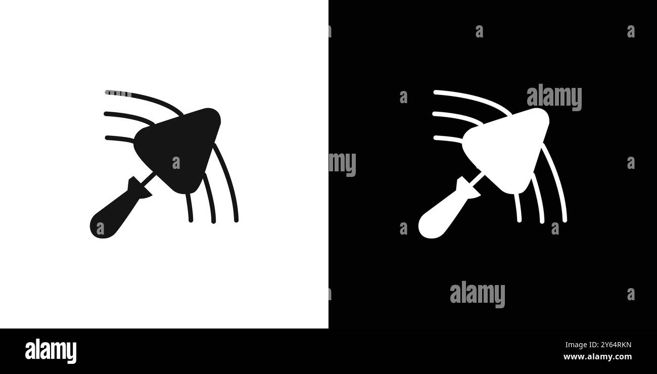 Plastering process icon linear vector graphics sign or symbol set for web app ui Stock Vector ...