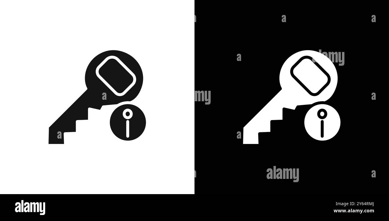 key information icon linear vector graphics sign or symbol set for web app ui Stock Vector Image ...