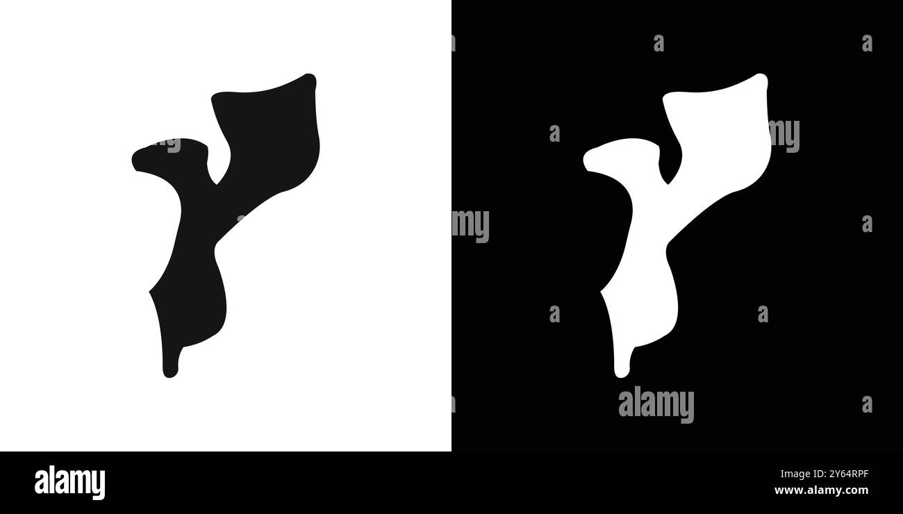 Mozambique map icon linear vector graphics sign or symbol set for web app ui Stock Vector Image ...