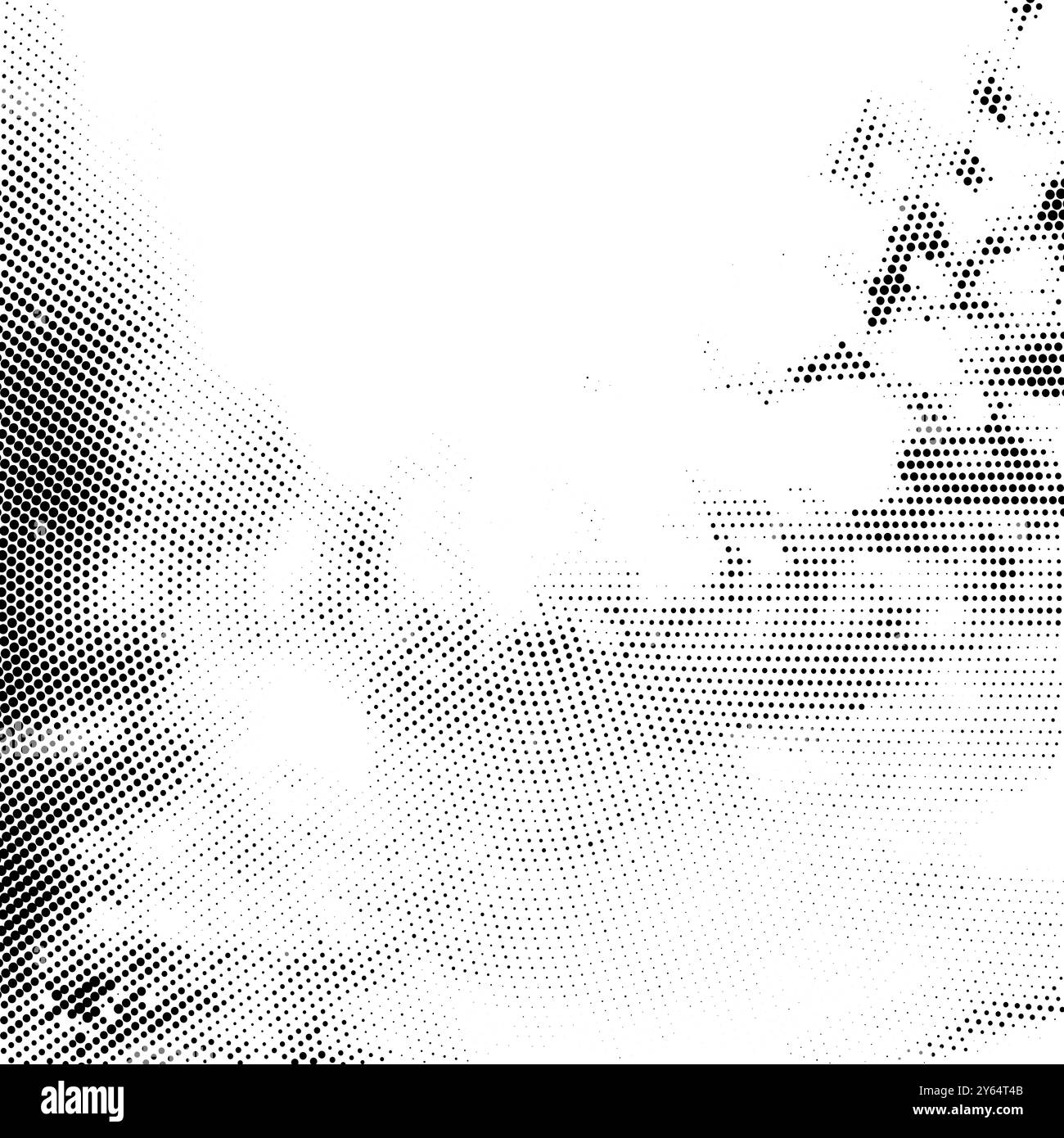 Vector Halftone Pattern. Set of Dots. Dotted Texture on White ...