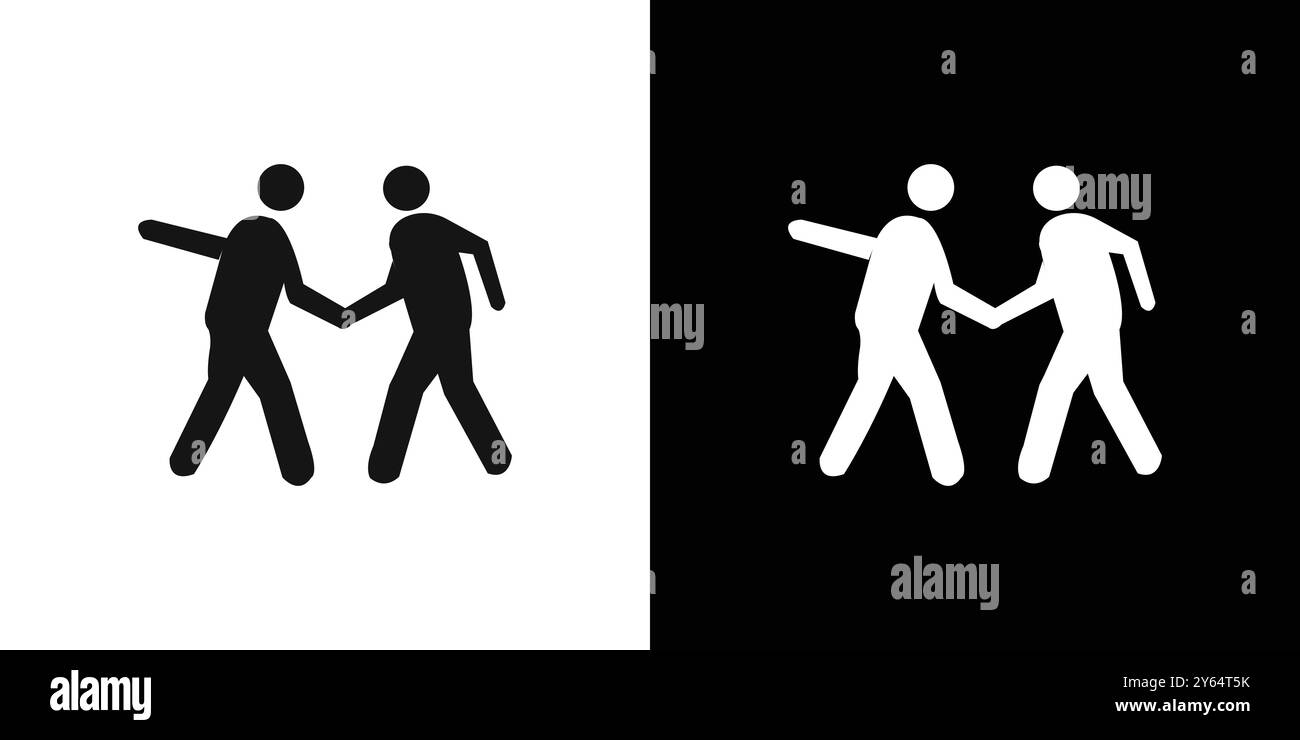 Respectfulness icon linear vector graphics sign or symbol set for web ...