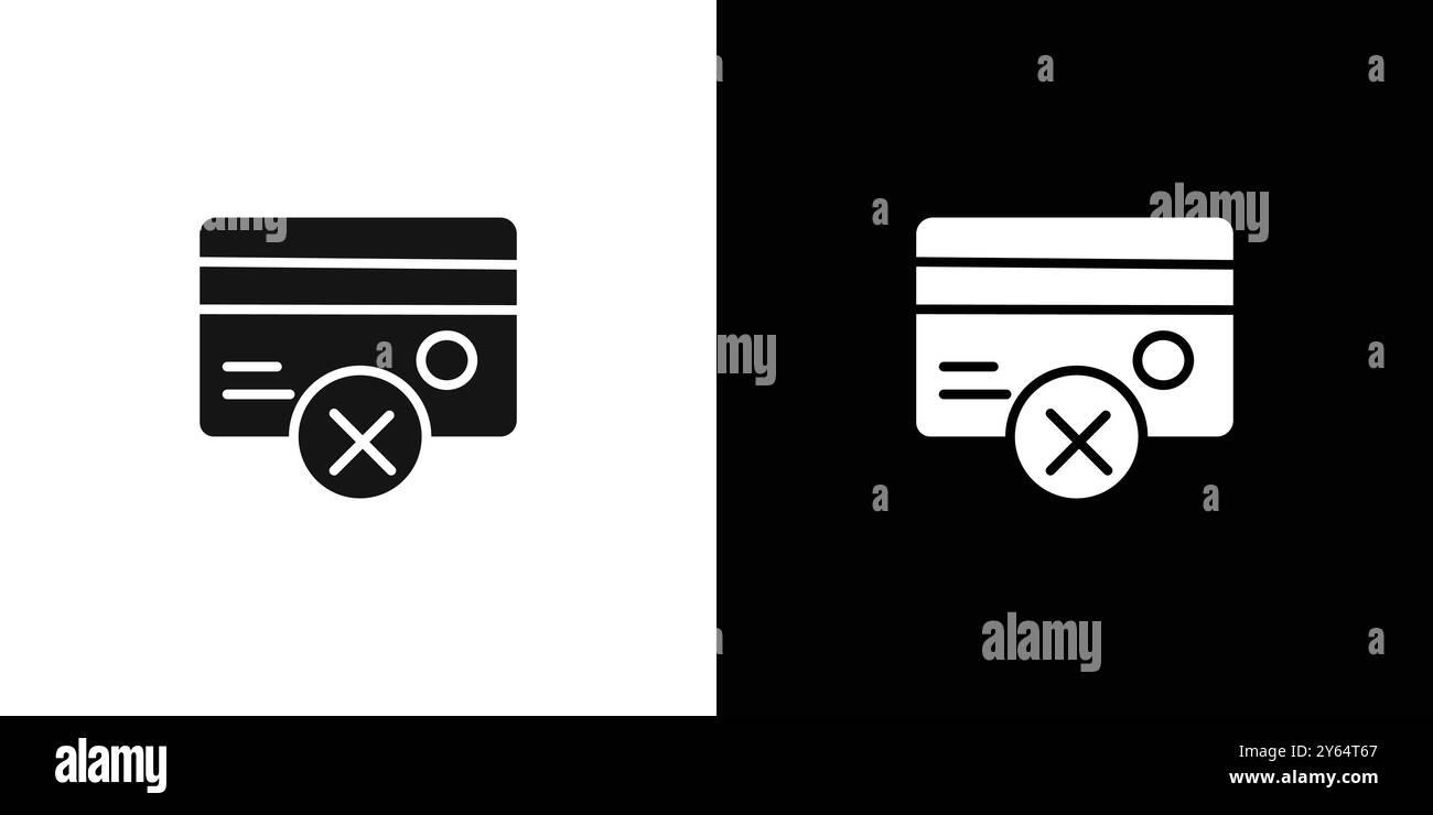 Payment cancel icon linear vector graphics sign or symbol set for web app ui Stock Vector Image ...