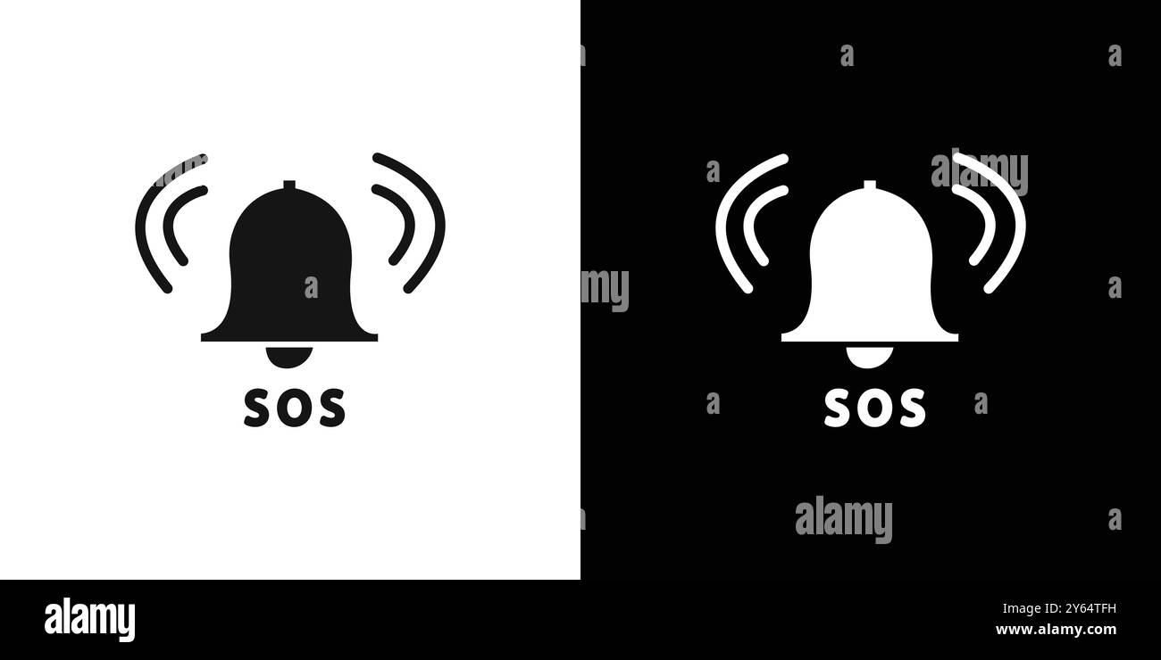 SOS Emergency icon linear vector graphics sign or symbol set for web app ui Stock Vector Image ...