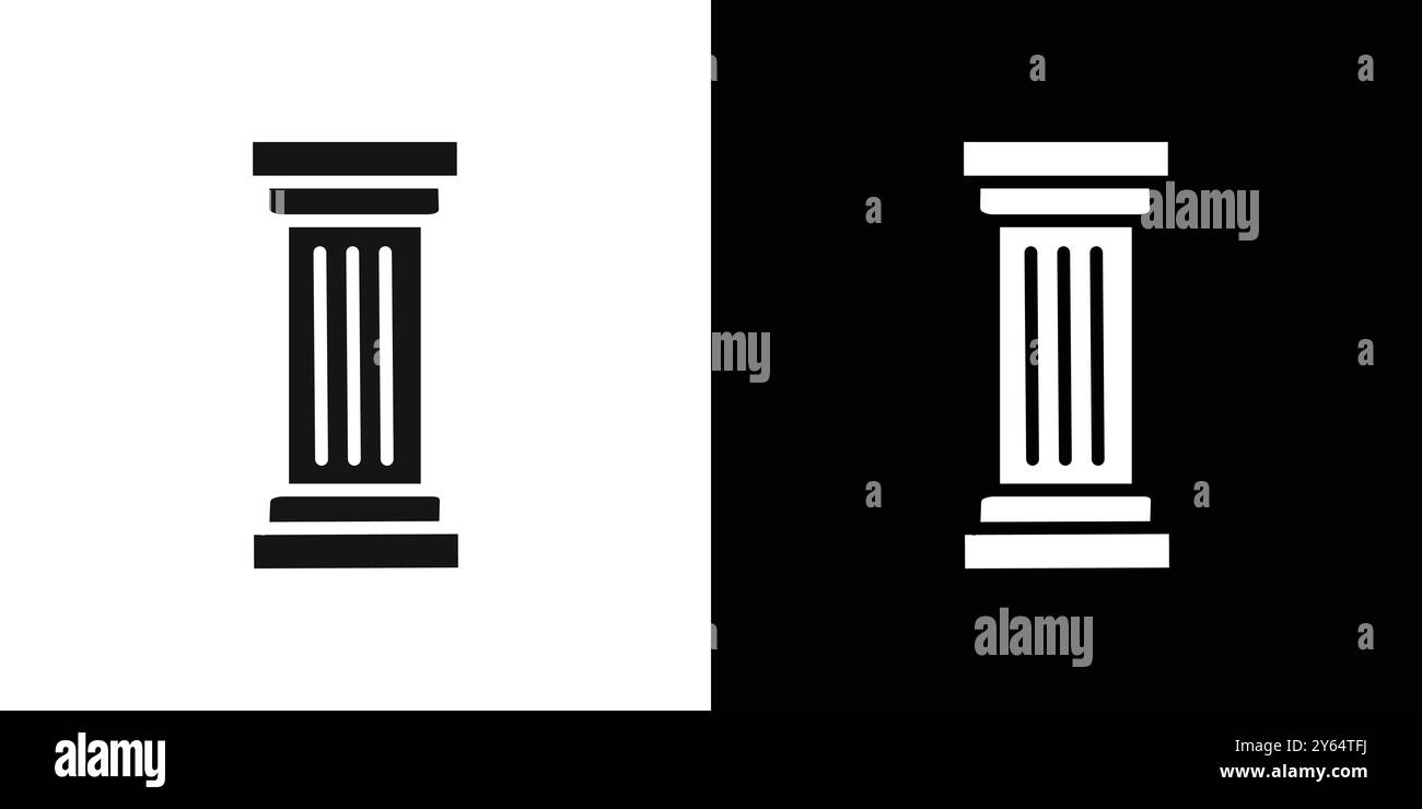 Pillar column icon linear vector graphics sign or symbol set for web app ui Stock Vector Image ...