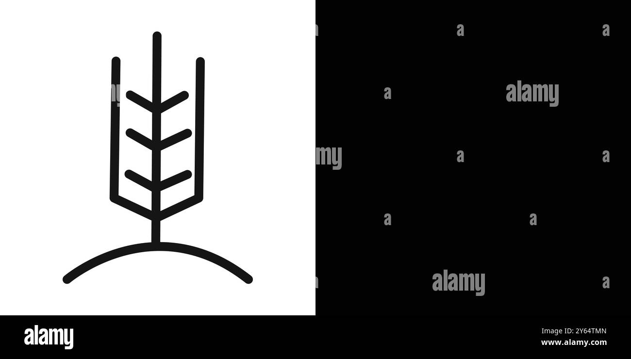 Rye icon linear vector graphics sign or symbol set for web app ui Stock ...
