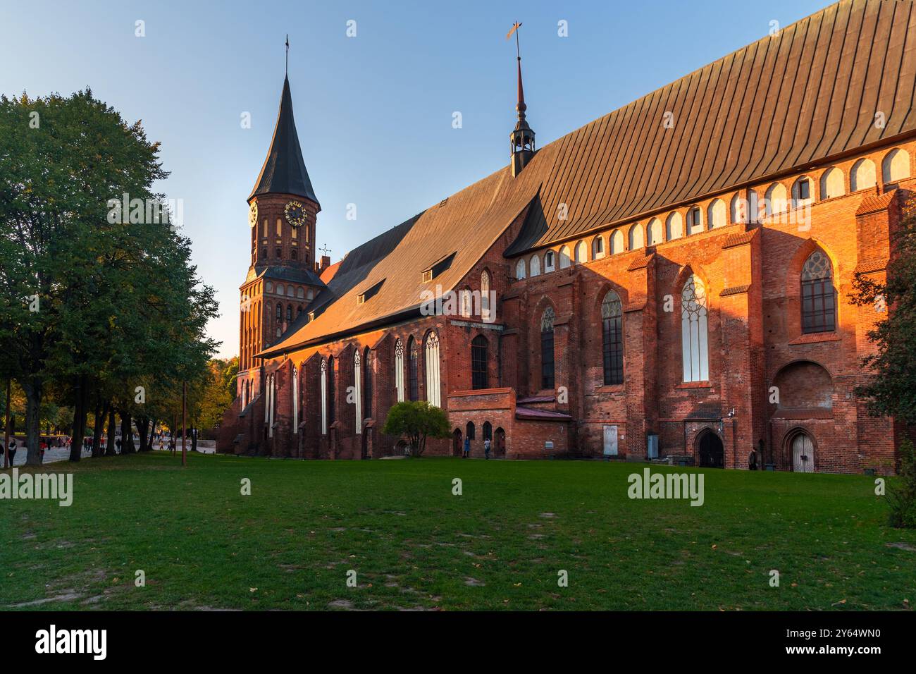 Konigsberg Cathedral on Kanta or Kneiphof Island in Kaliningrad. Russia ...