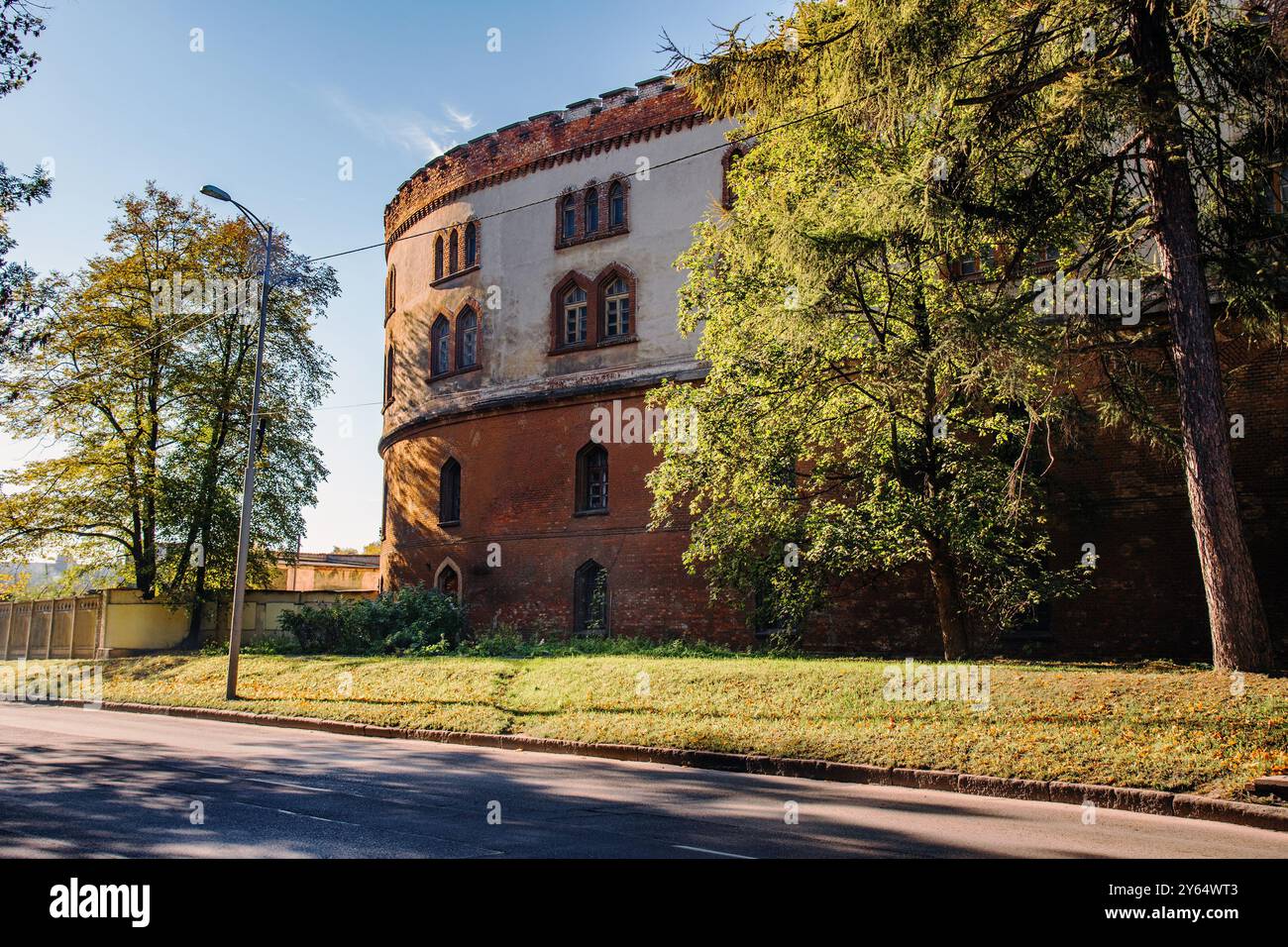 Defence Barrack Kronprinz in Kaliningrad. Russia Stock Photo - Alamy
