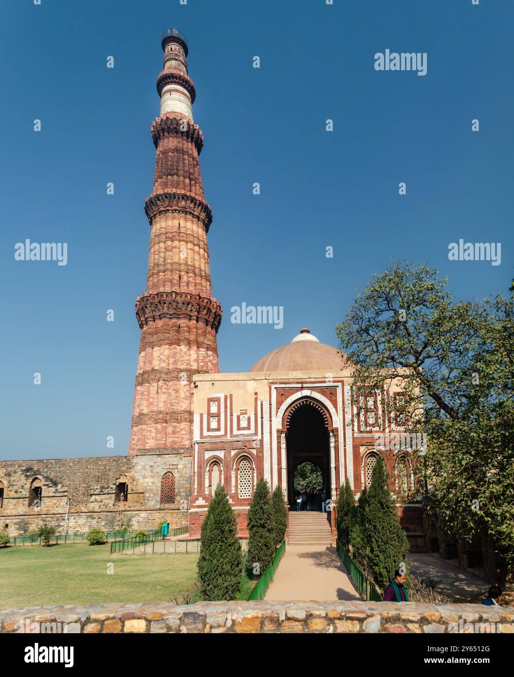 Qutb Minar / Qutub Minar / Qutab Minar, minaret tower at Qutab Minar ...