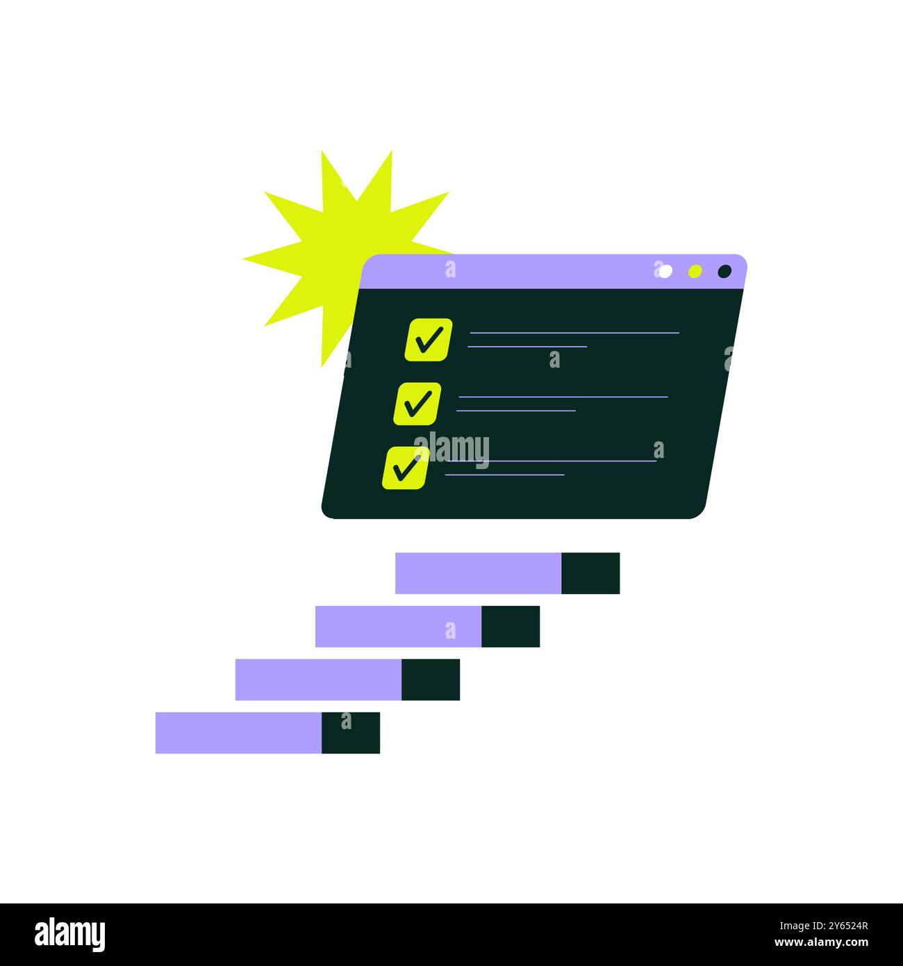 Task flow Stock Vector Images - Alamy