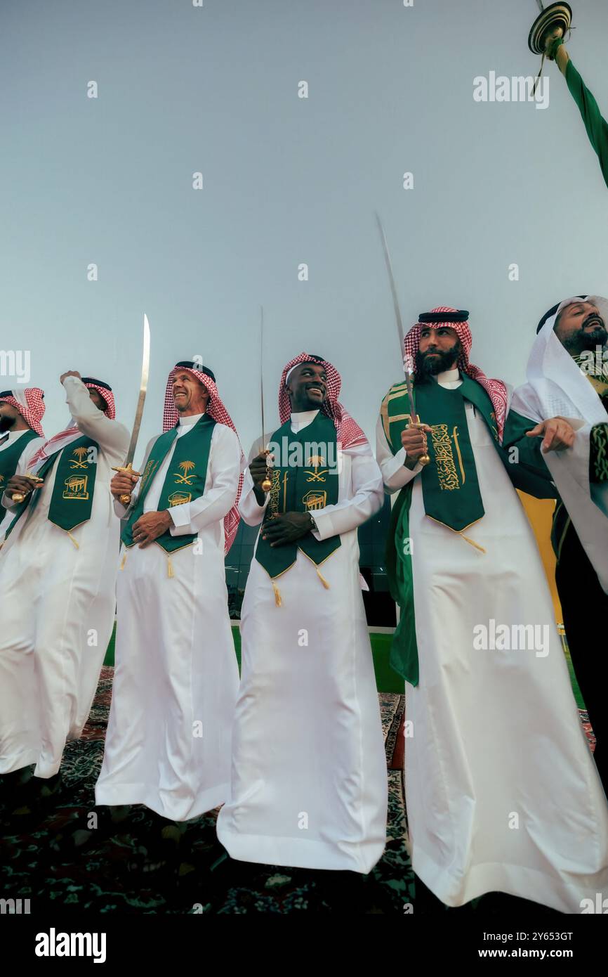Jeddah, Saudi Arabia. 24th Sep, 2024. French football player Karim ...
