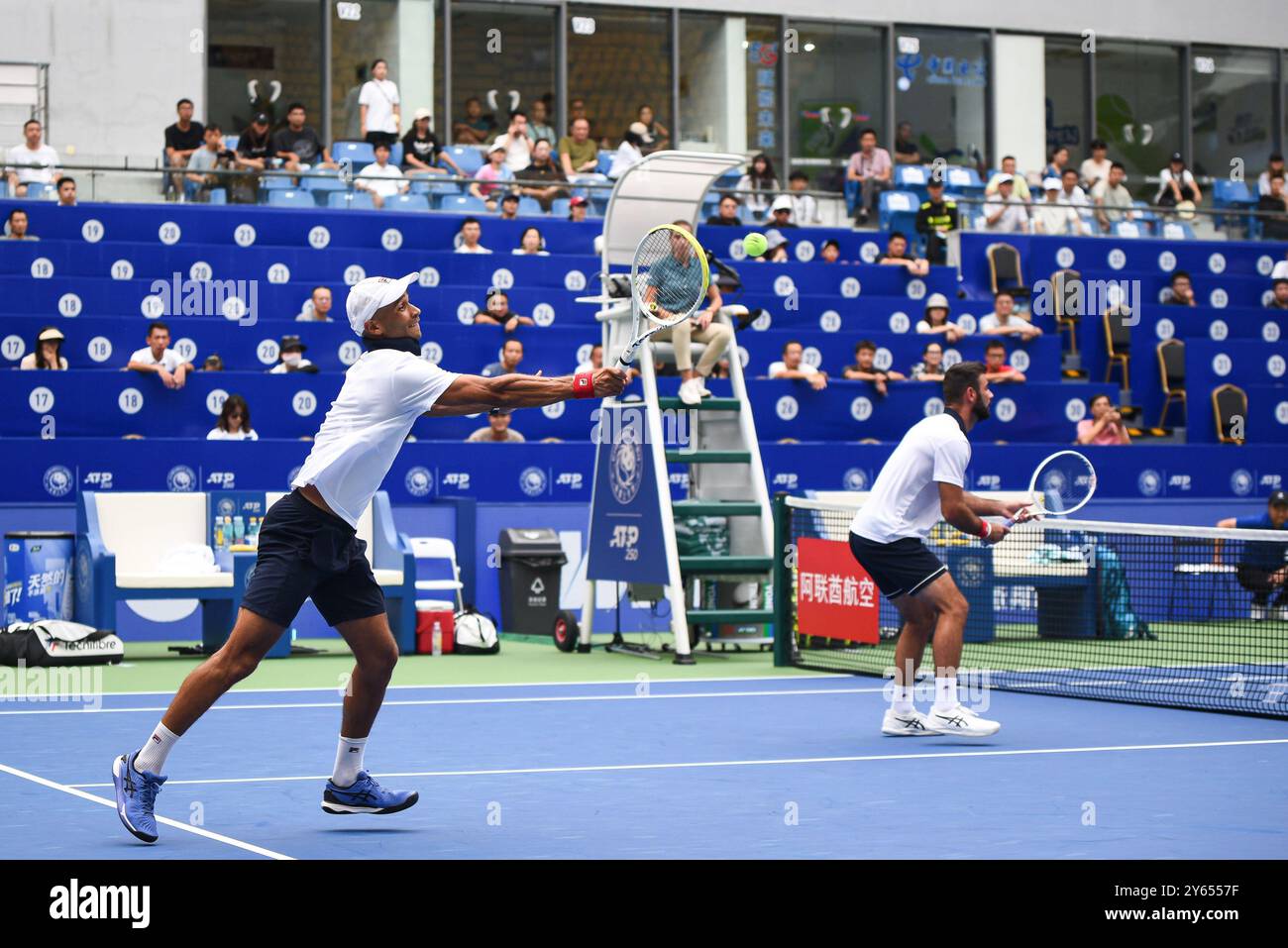 Chengdu, China. 24 September, 2024. SadioDOUMBIA(FRA)/FabienREBOUL(FRA ...