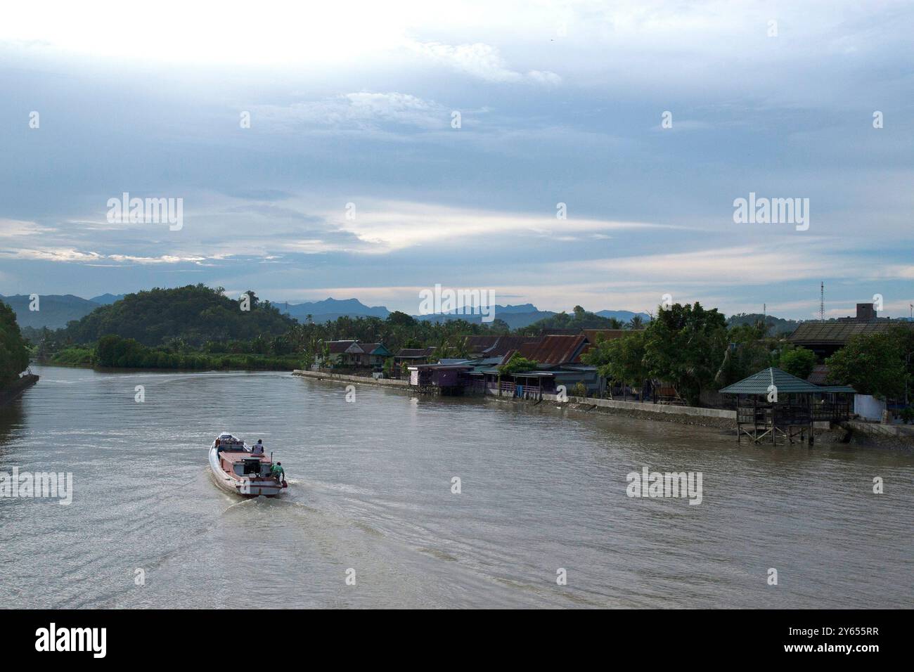 Karajae river mouth at Pare-pare Indonesia Stock Photo - Alamy