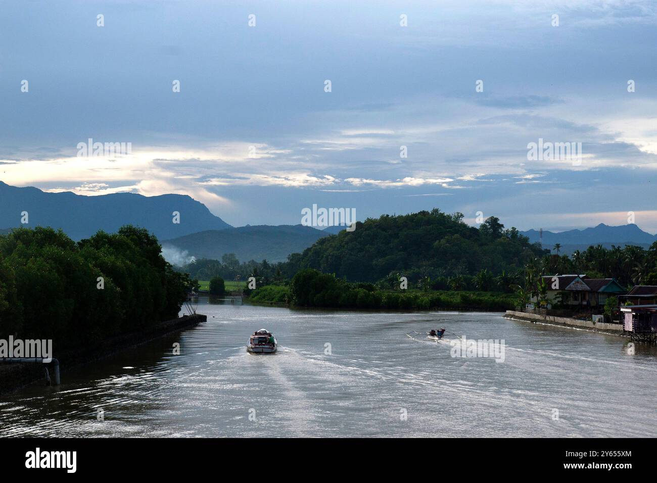 Karajae river mouth at Pare-pare Indonesia Stock Photo - Alamy