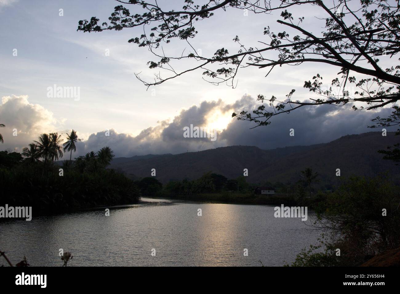 Karajae river mouth at Pare-pare Indonesia Stock Photo - Alamy
