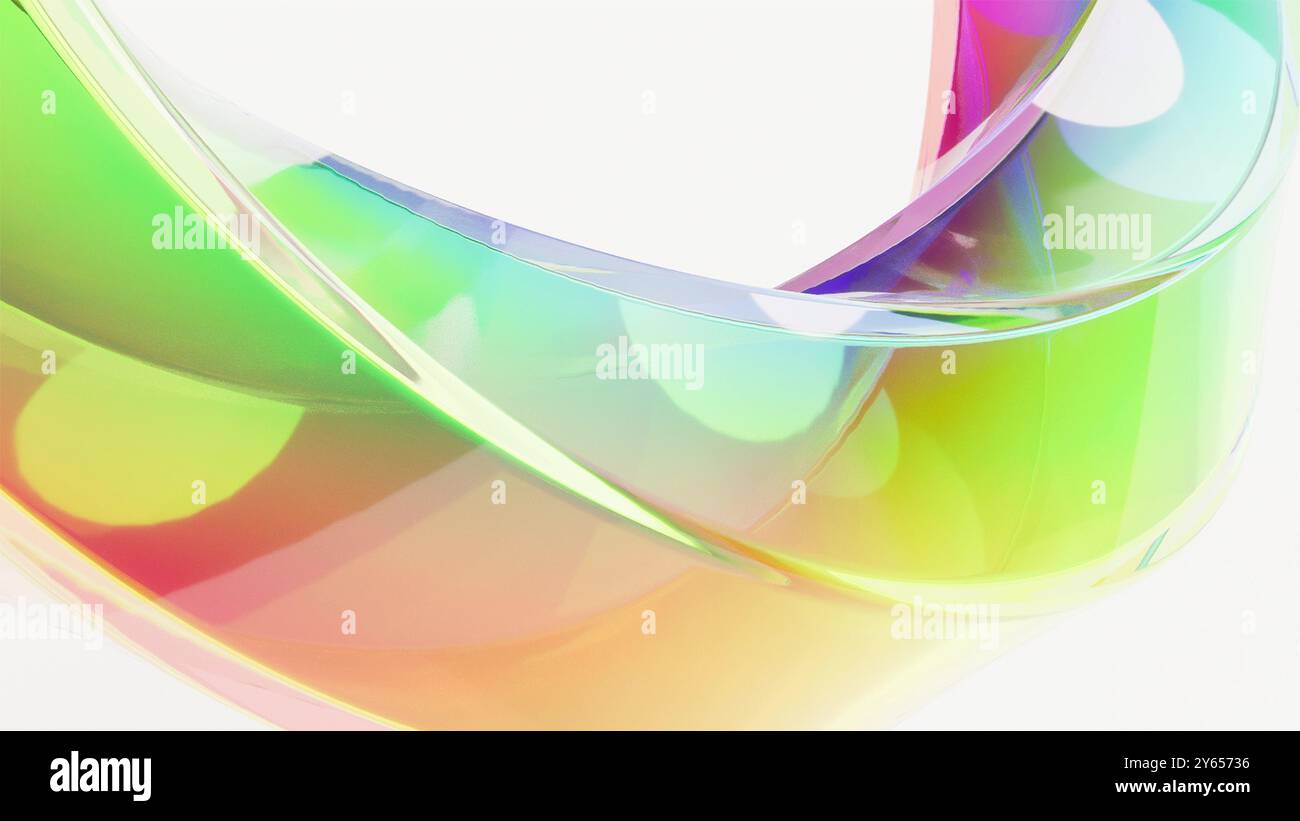 Color curve rainbow gradient 3d render Stock Photo - Alamy
