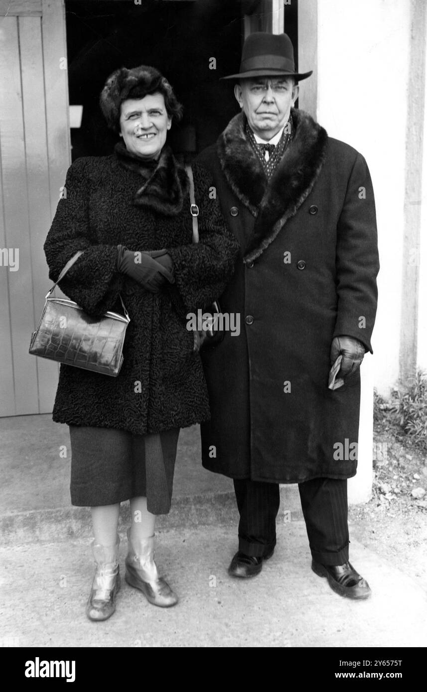 Dr and Mrs Nikolai Malko arriving at London Airport by BEA plane from ...