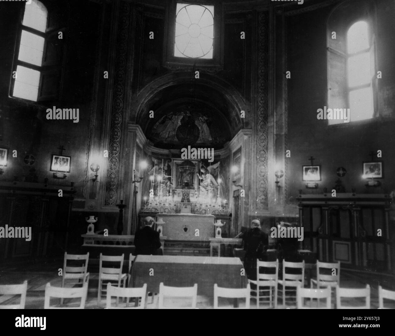 The interior of the Titular Church of the new British Cardinal Heard ...