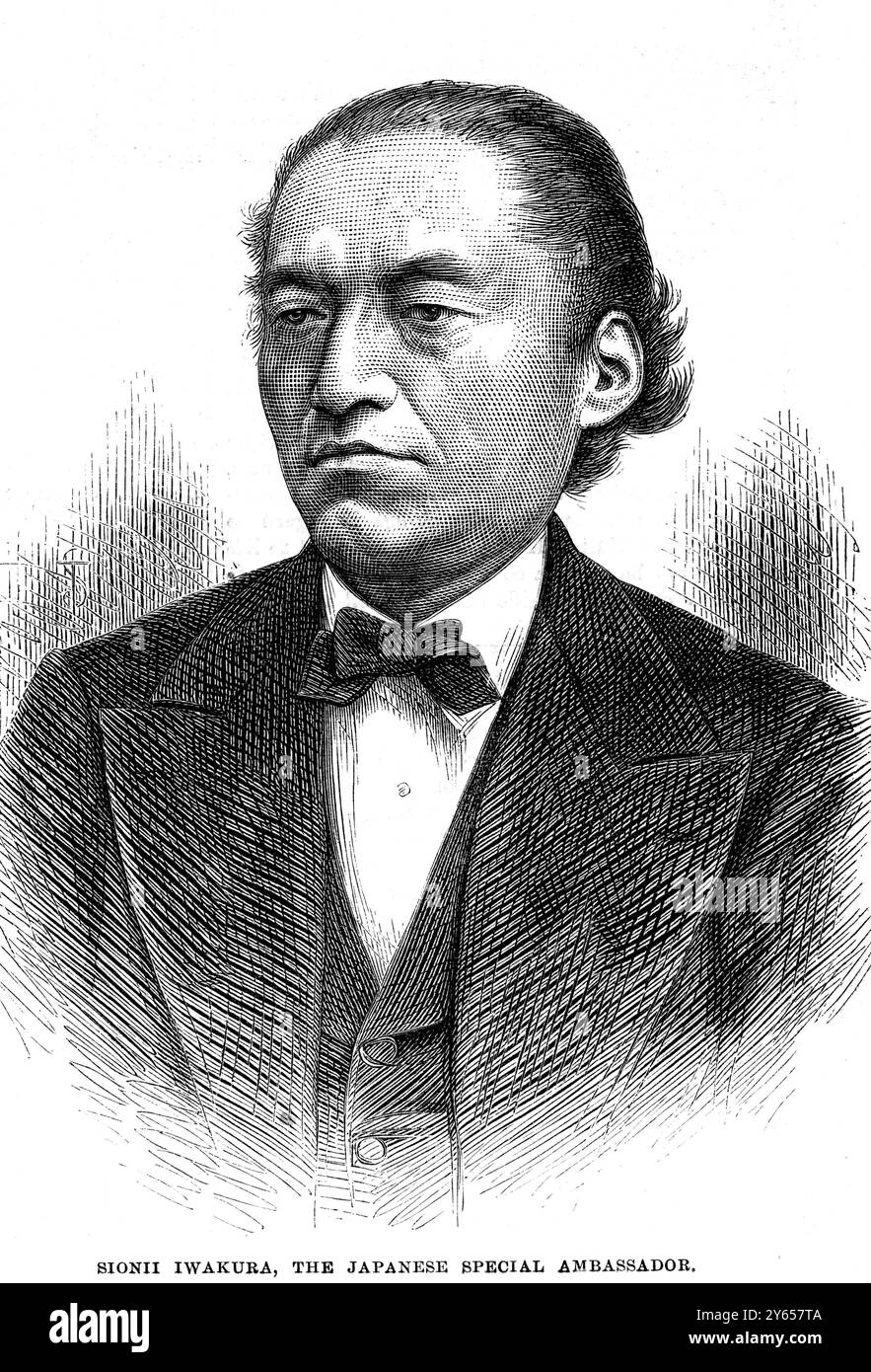 Tomomi Iwakura , The Japanese Special Ambassador 12 October 1872 Stock ...