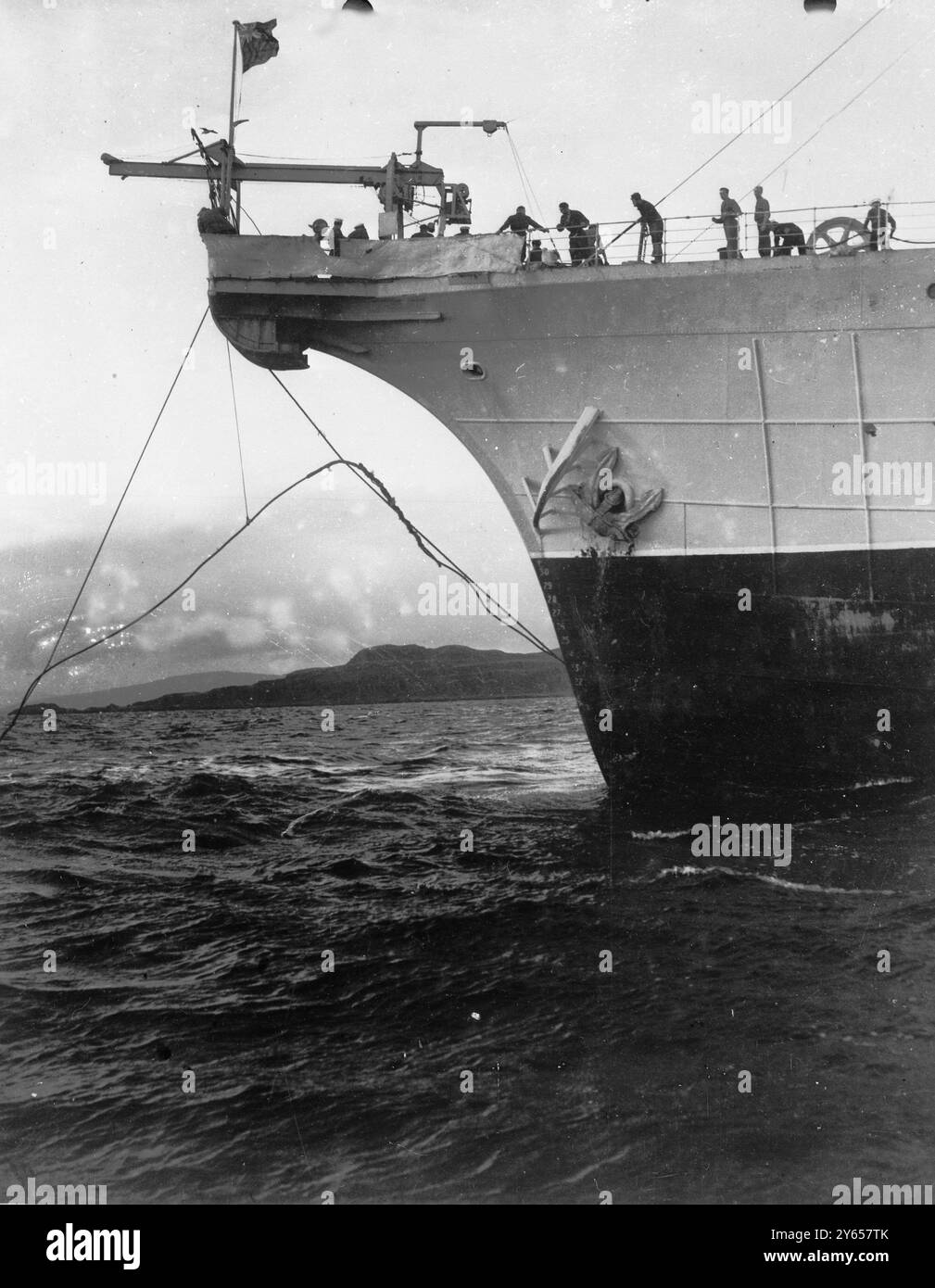 Cable laid from Oban to Newfoundland . Oban , Argyll : The link - up of ...