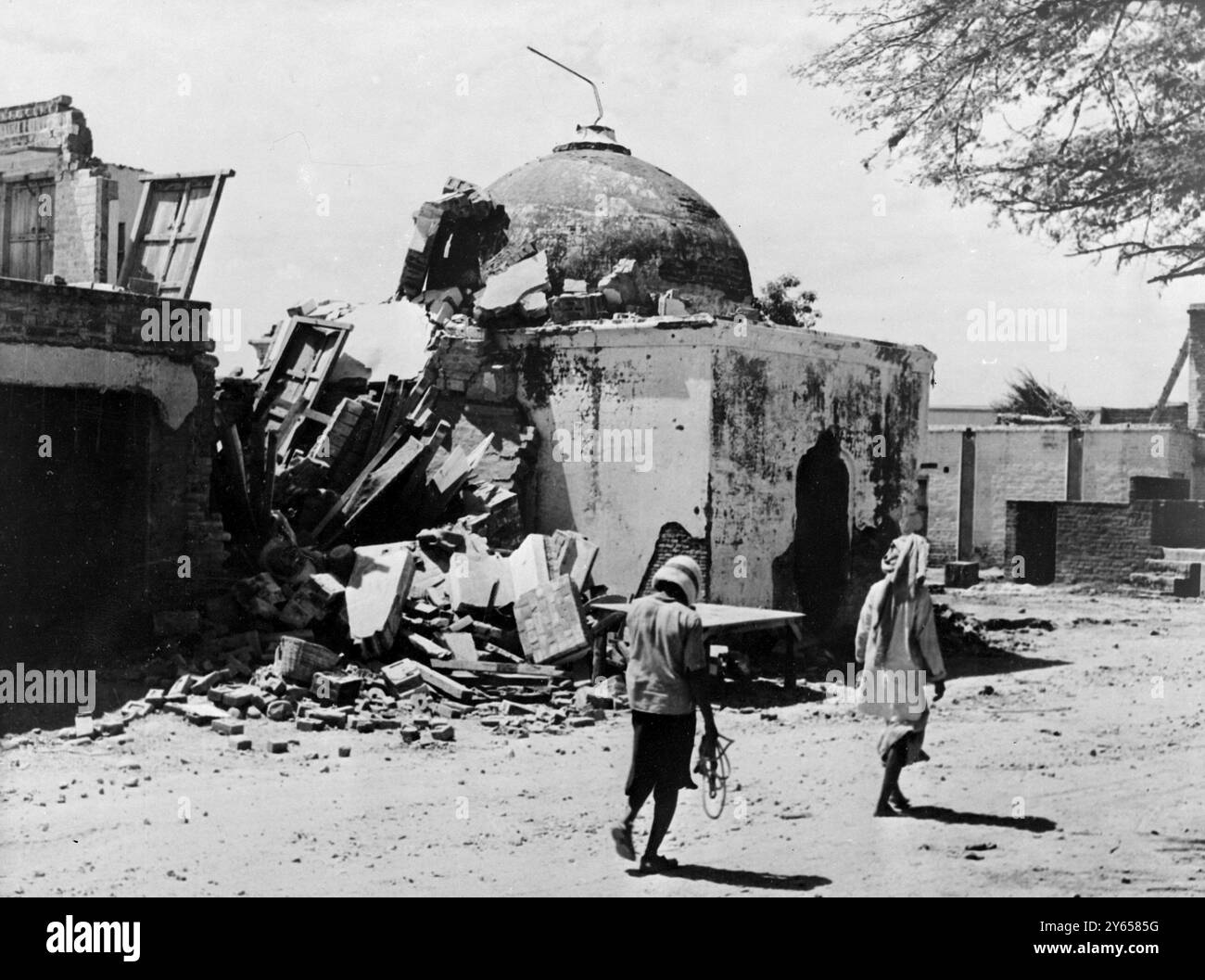 This Government of India photograph shows a 200 year old Mosque was ...