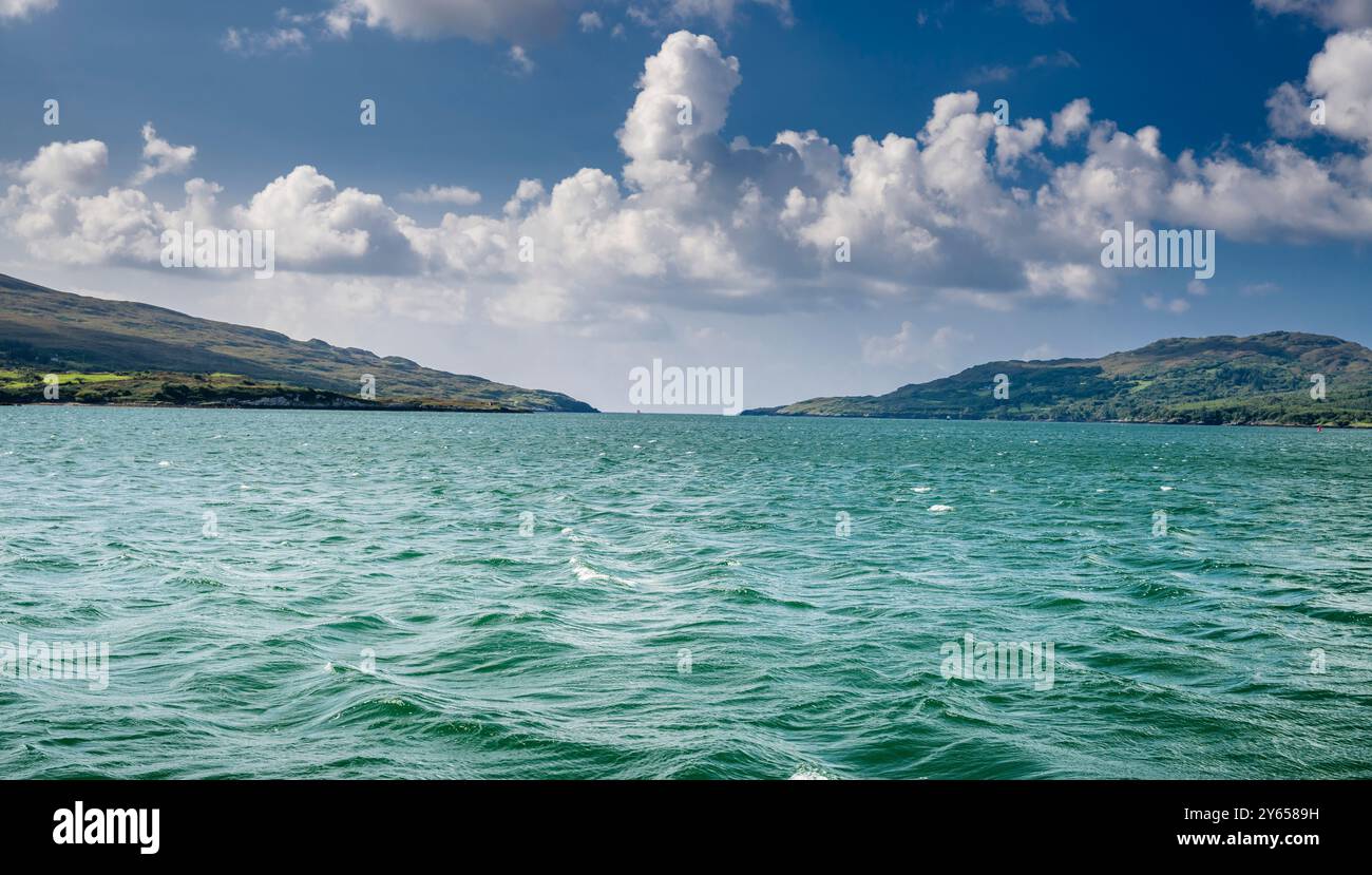 Looking towards the mouth of Bantry Bay and the open Atlantic Ocean ...