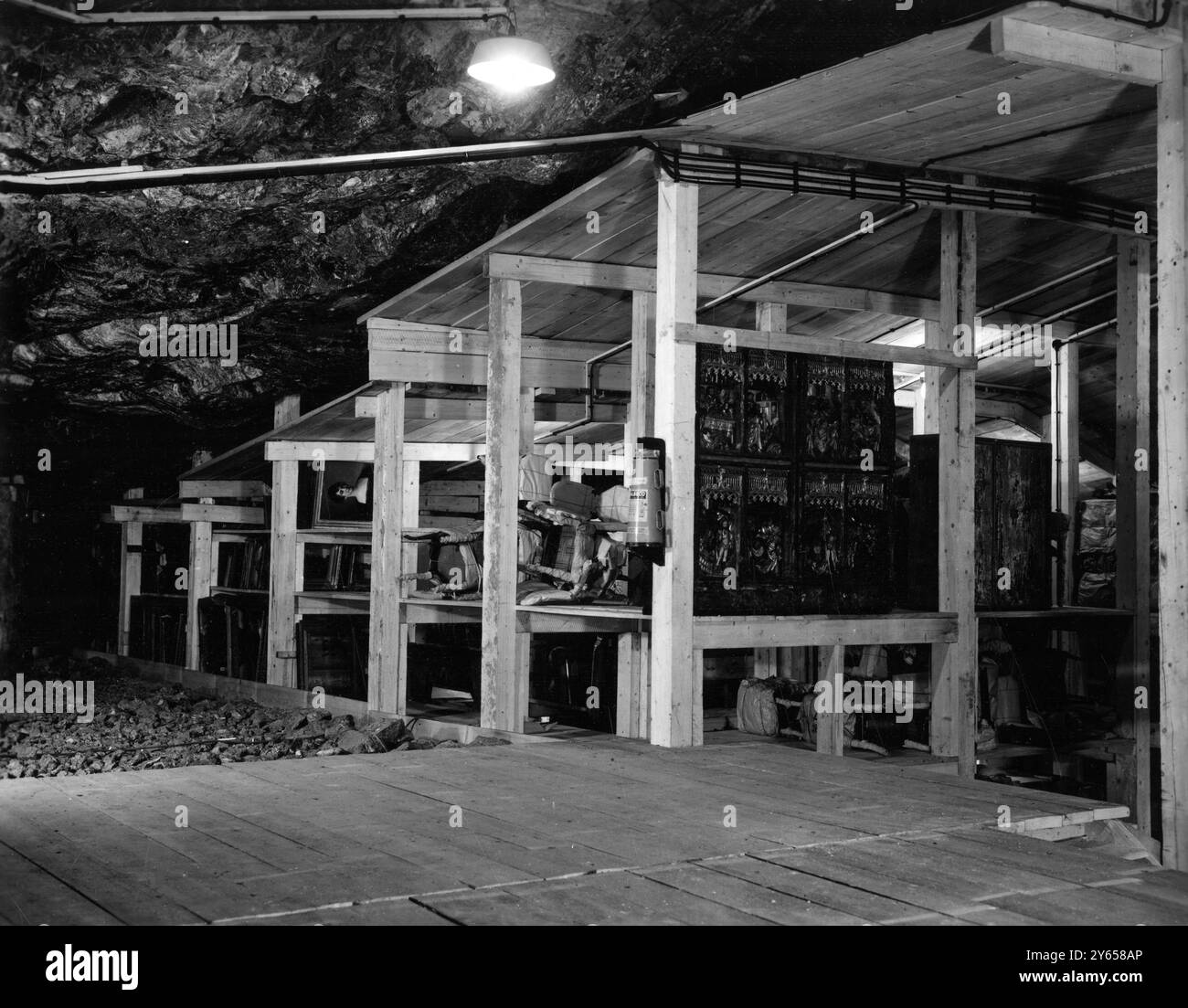 Nazi War Loot in the salt mines of Altaussee , Austria Stock Photo - Alamy