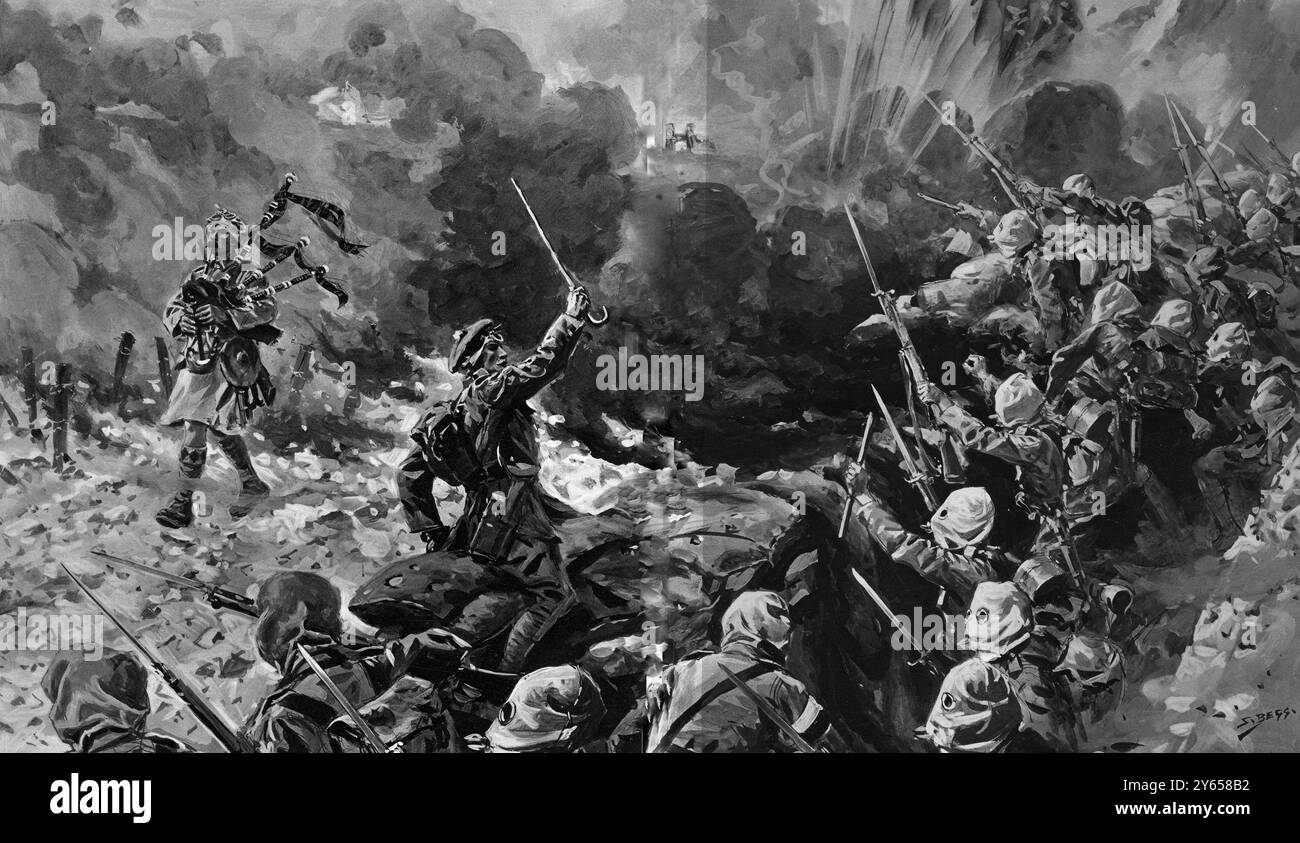 How Piper Laidlaw won the Victoria Cross at Loos : Emulating the ...