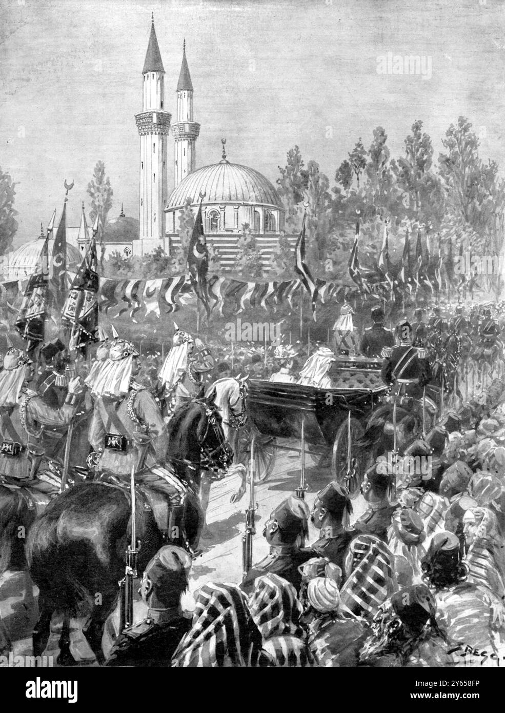 The visit of the German Emperor Kaiser Wilhelm II to Syria : Entry on ...