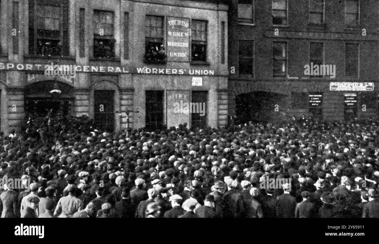 Mr James Larkin , Secretary of the Irish Transport Workers' Union ...