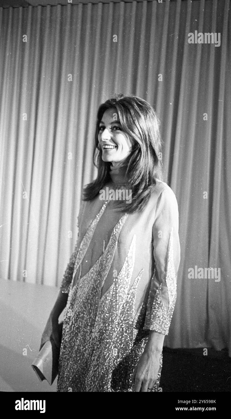 French actress Anouk Aimee , nominee for Best Actress for her role in A ...