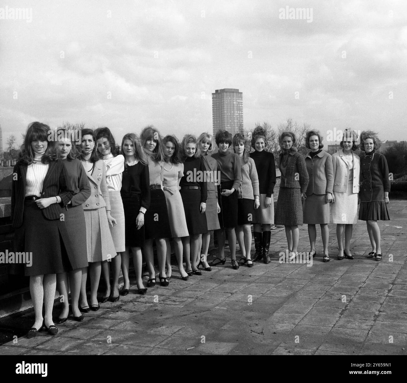 The announcement of the girls who have been chosen to model in the ...