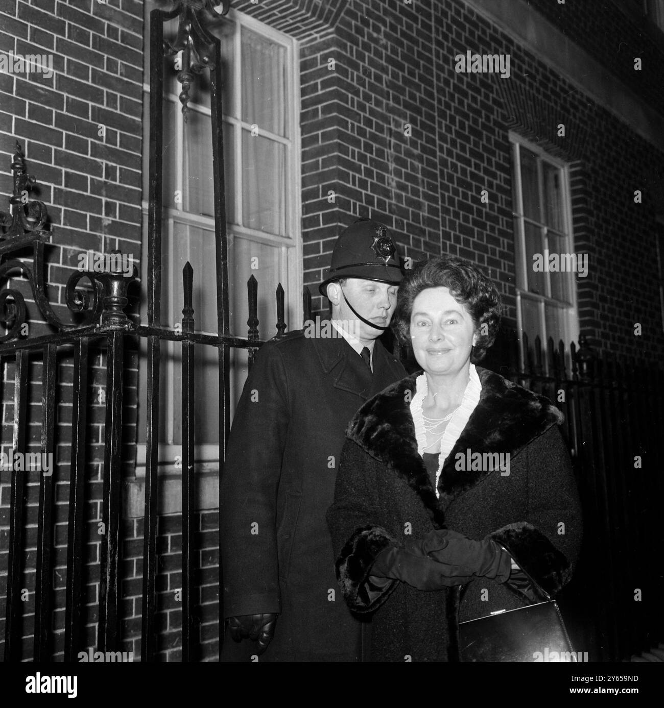 Mrs Denis Healey , wife of Britain's Secretary of Defence , is shown on ...