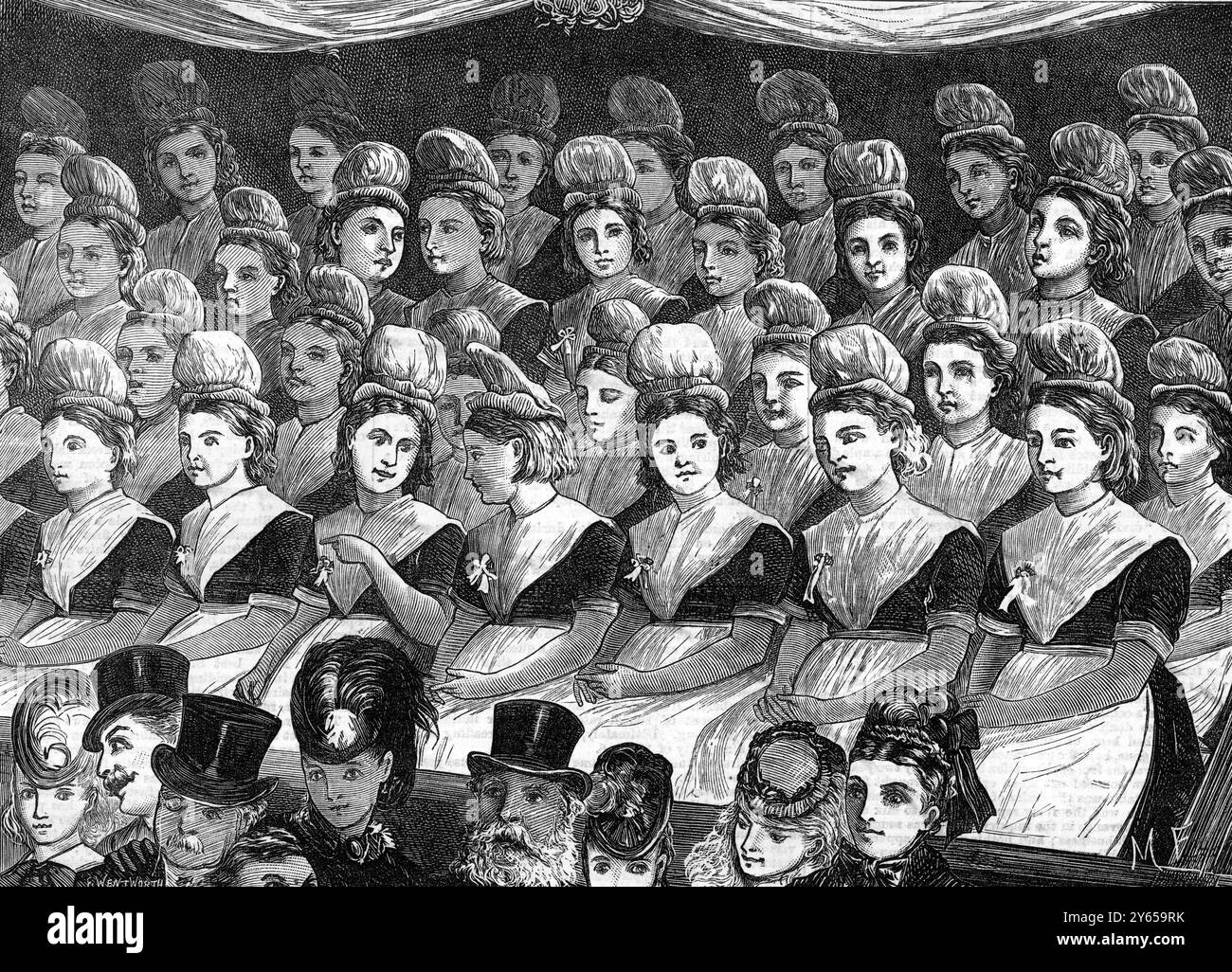 Thanksgiving Day : Children of The Foundling Hospital viewing the ...
