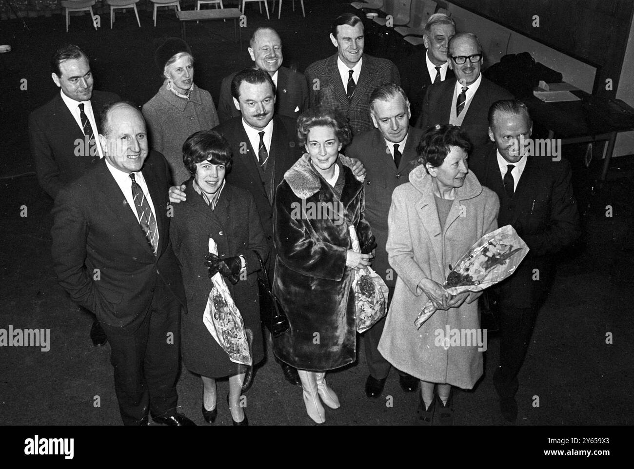 London Airport : Three Belgian women all awarded the George Medal for ...