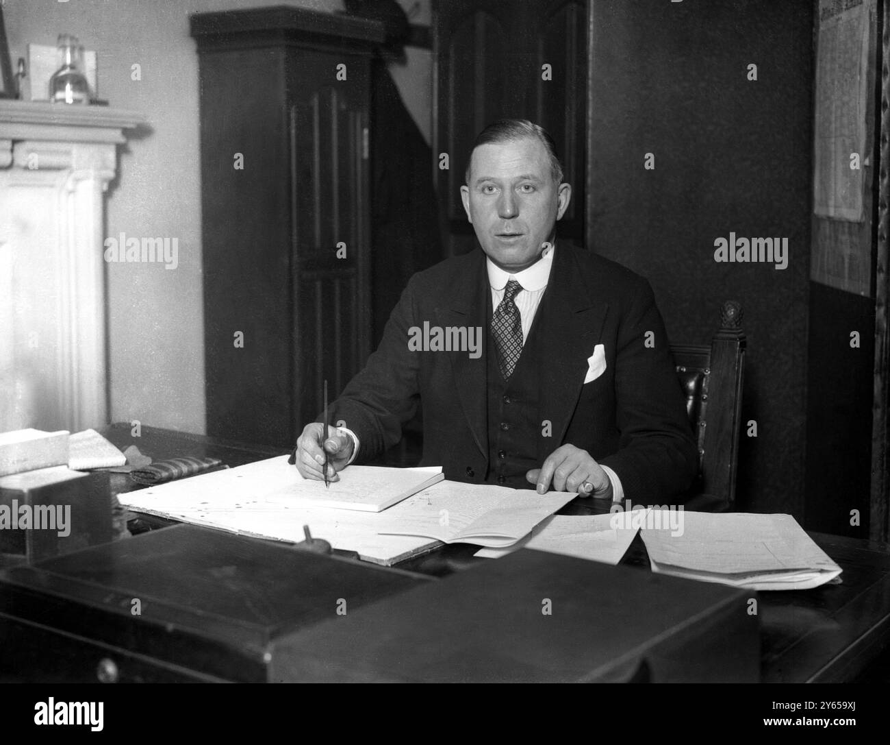 Mr Leslie Cecil Bowker , OBE , MC , legal secretary to the Law Officers ...