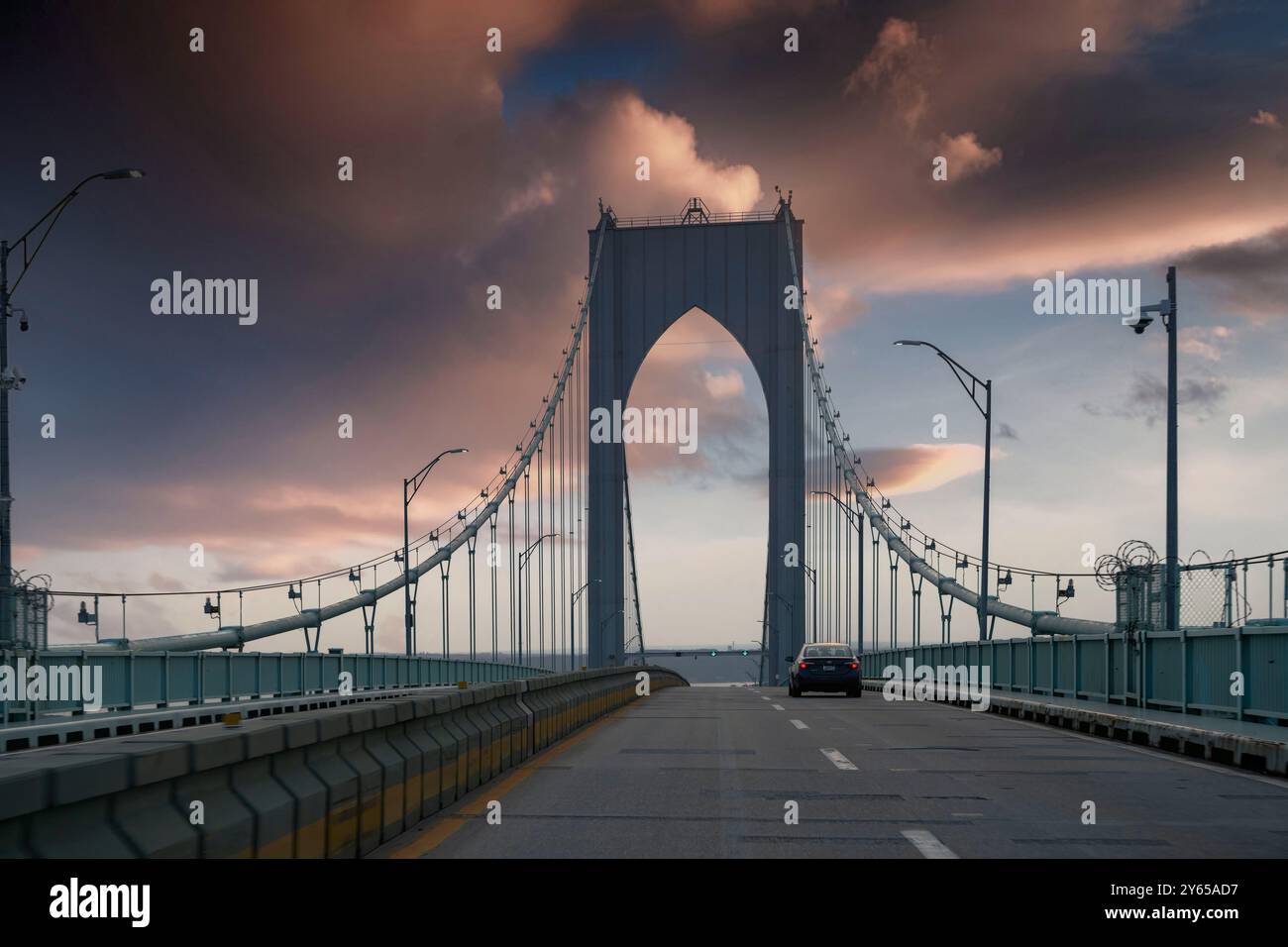 The Newport Pell Bridge in Newport, Rhode Island Stock Photo - Alamy