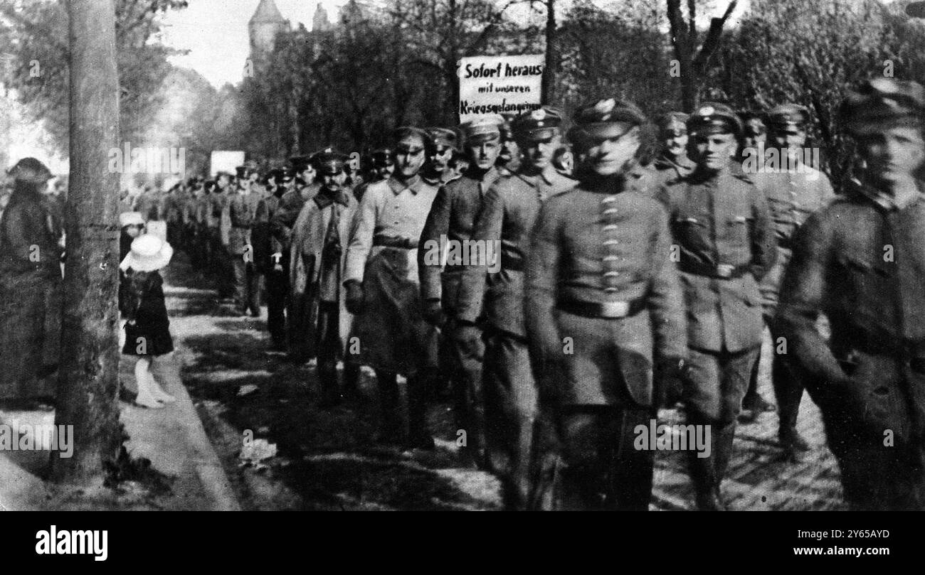 June 1919 , mass meetings around Germany to protest against the signing ...