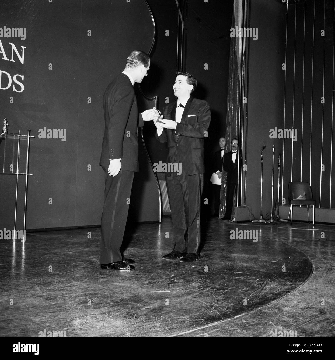 Prince Philip presents the ' Carl Allan Award ' to jazz musician Kenny ...